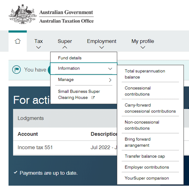 How myGov can help you track your super